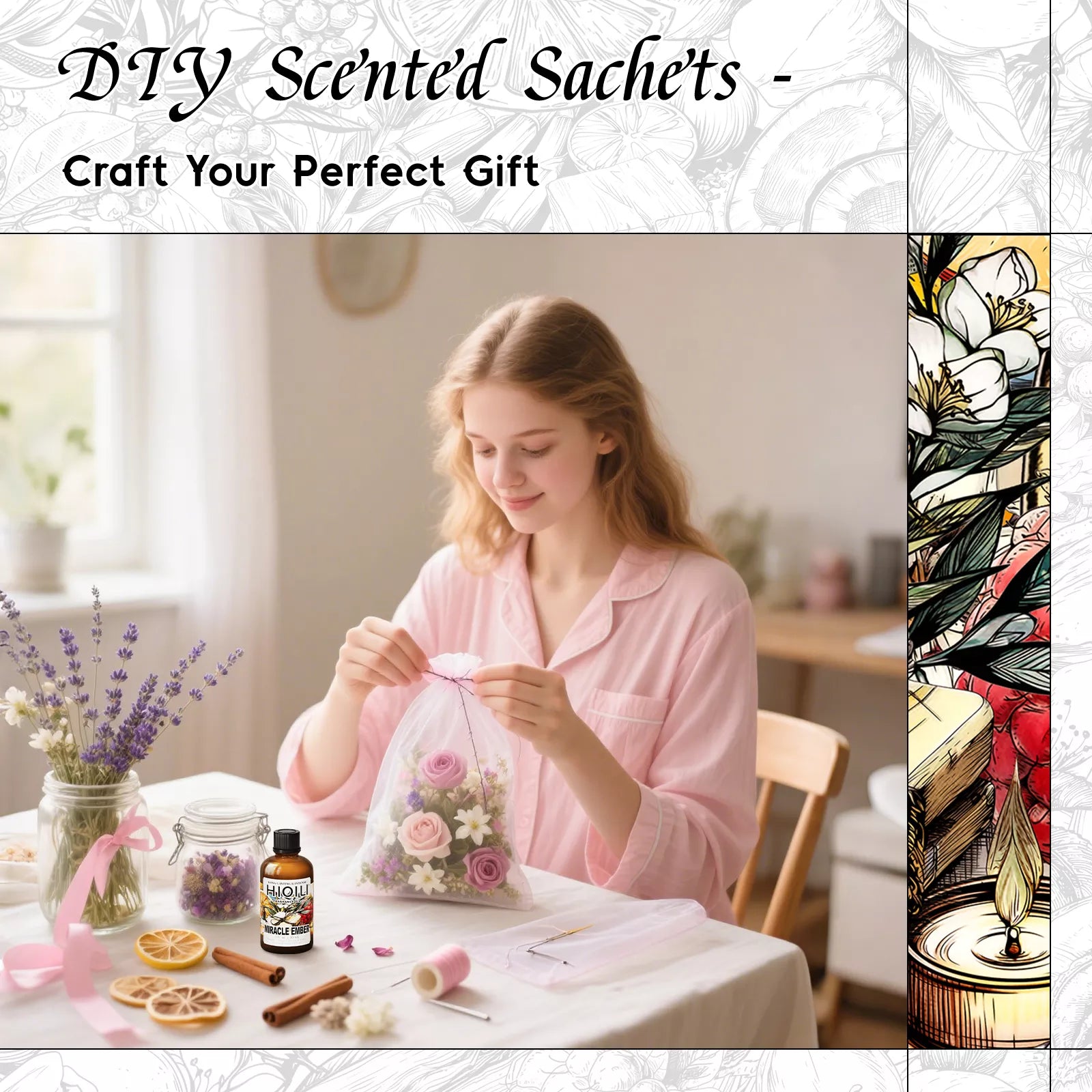 Miracle Ember Fragrance Oil | Warm Floral Scent – HIQILI Official Store