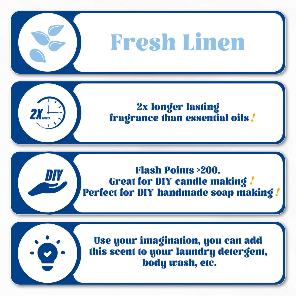 Create a refreshing atmosphere with our Fresh Linen Fragrance Oil ...